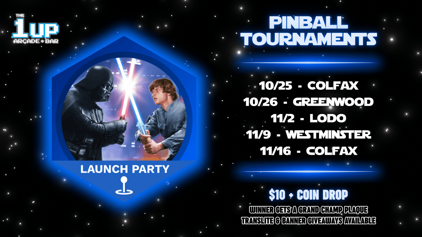 Westminster – The 1up Arcade Bar®