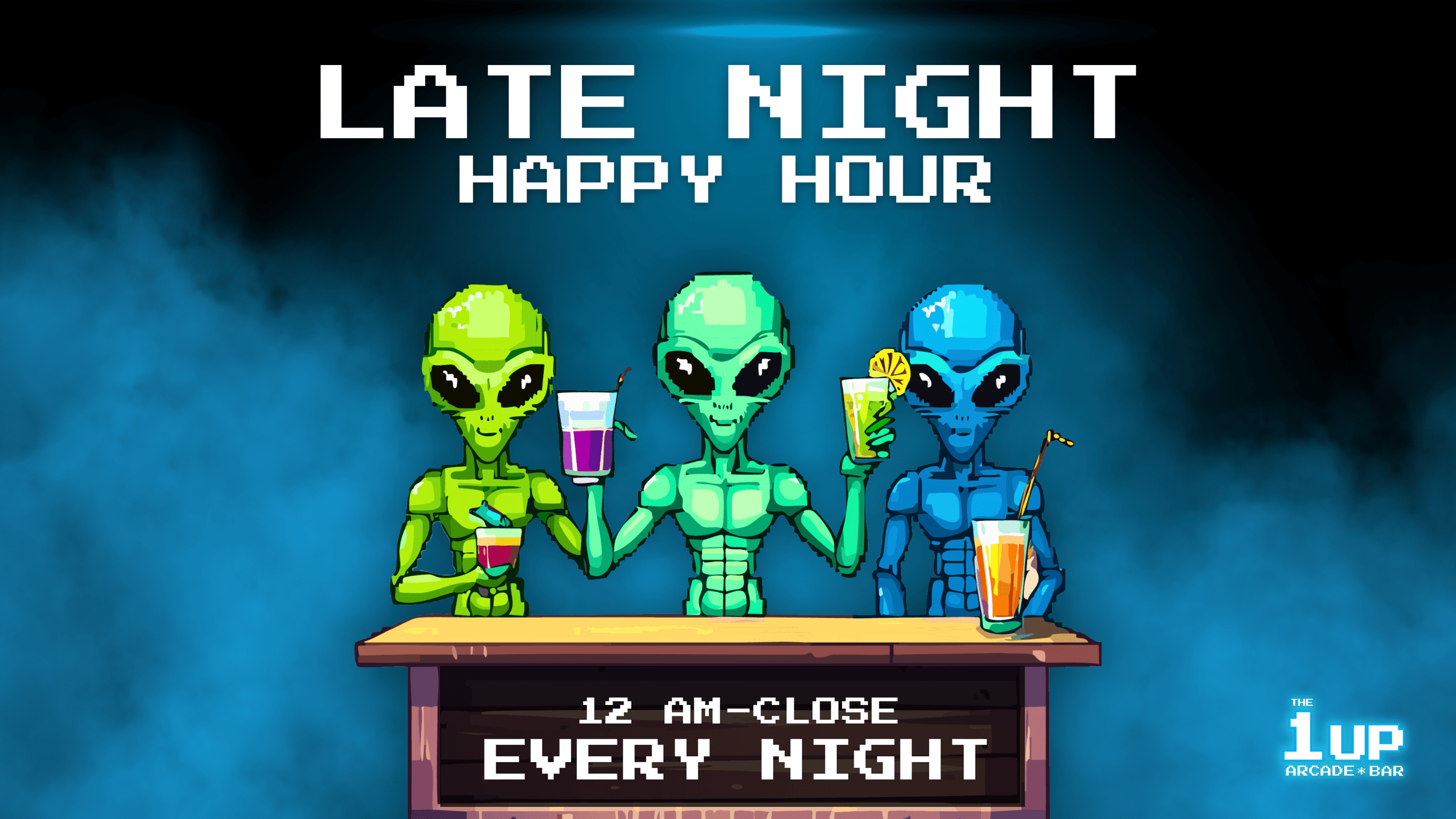 Menus – The 1up Arcade Bar®