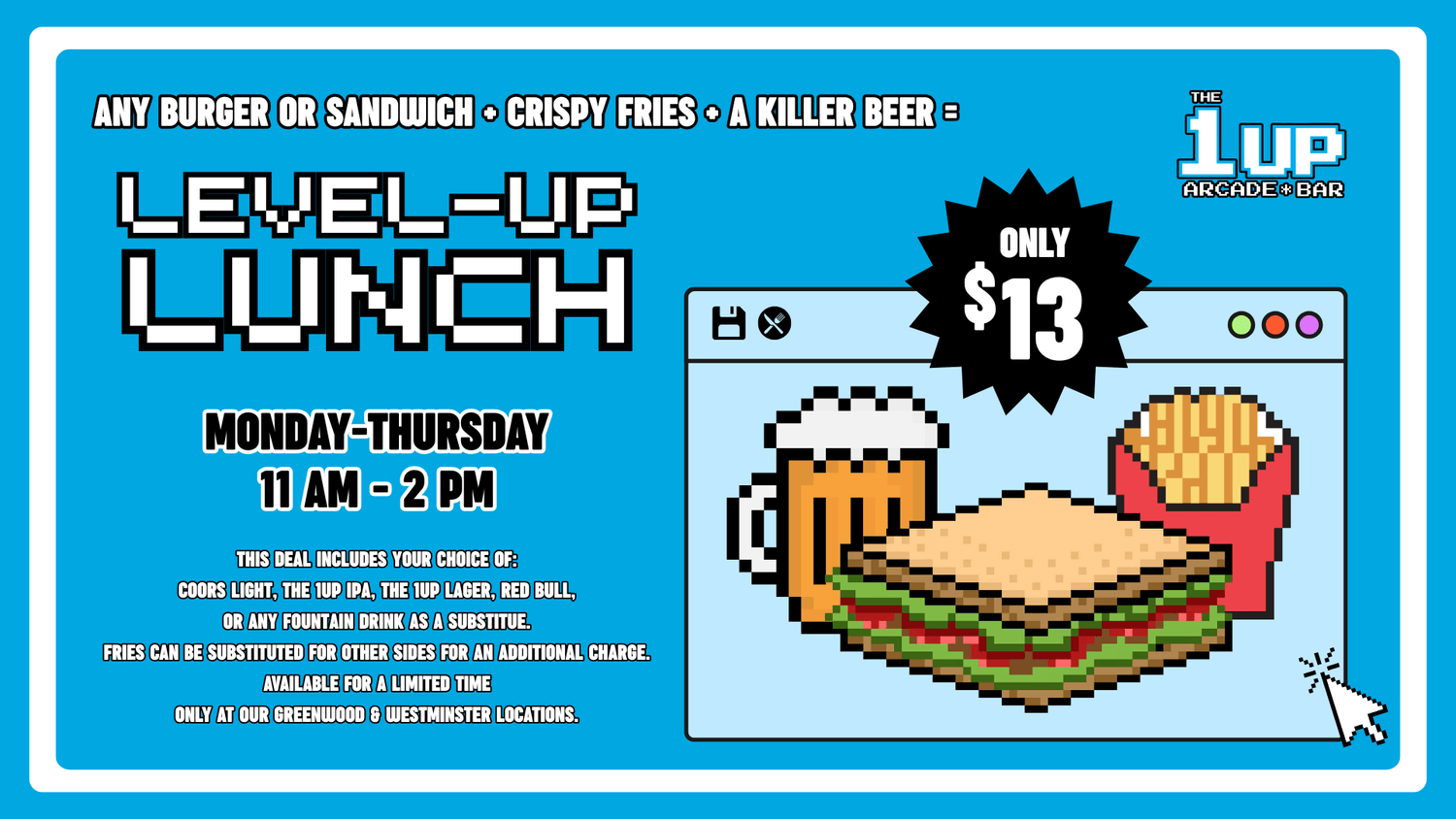 Locations – The 1up Arcade Bar®
