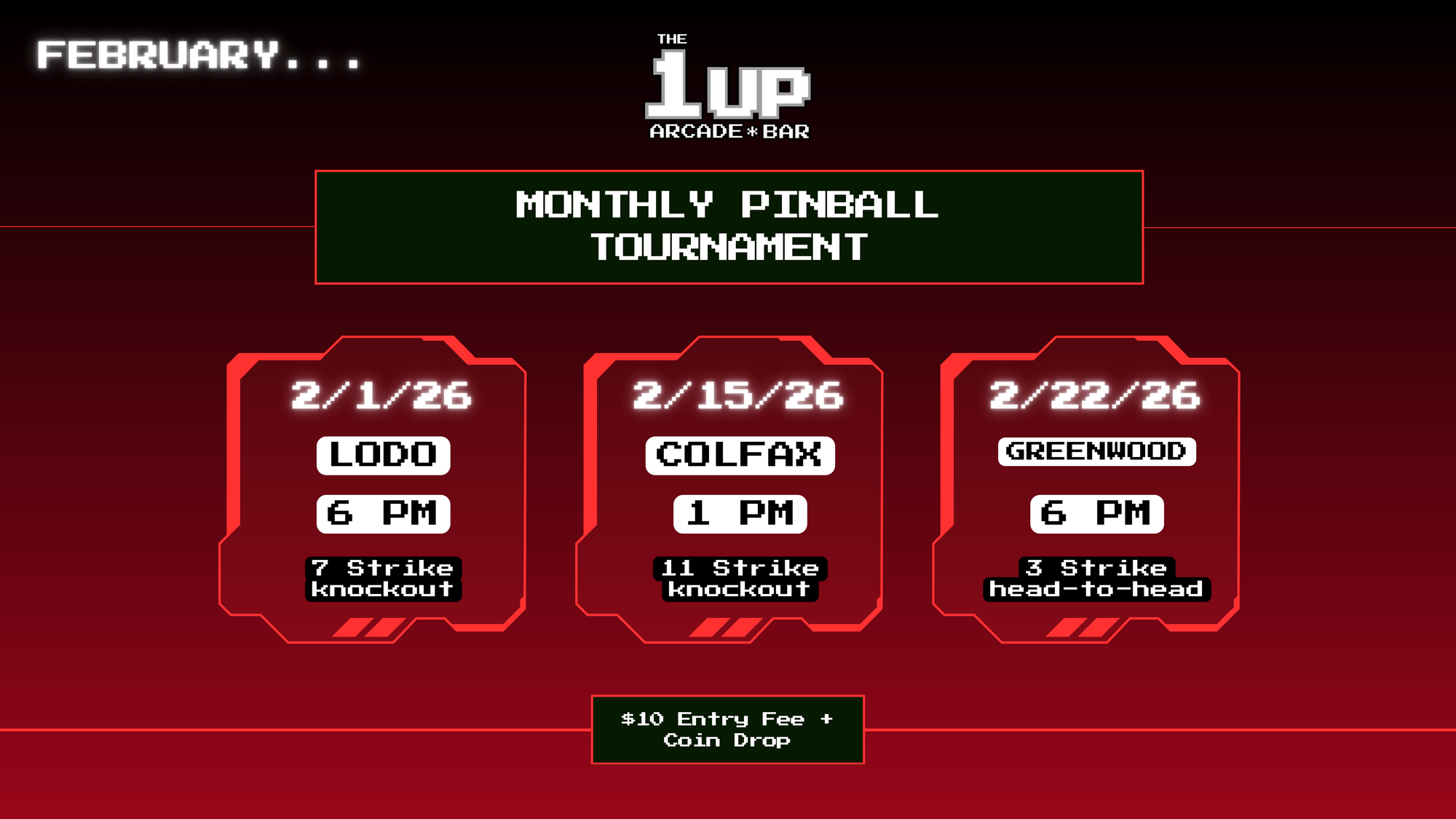 Westminster – The 1up Arcade Bar®